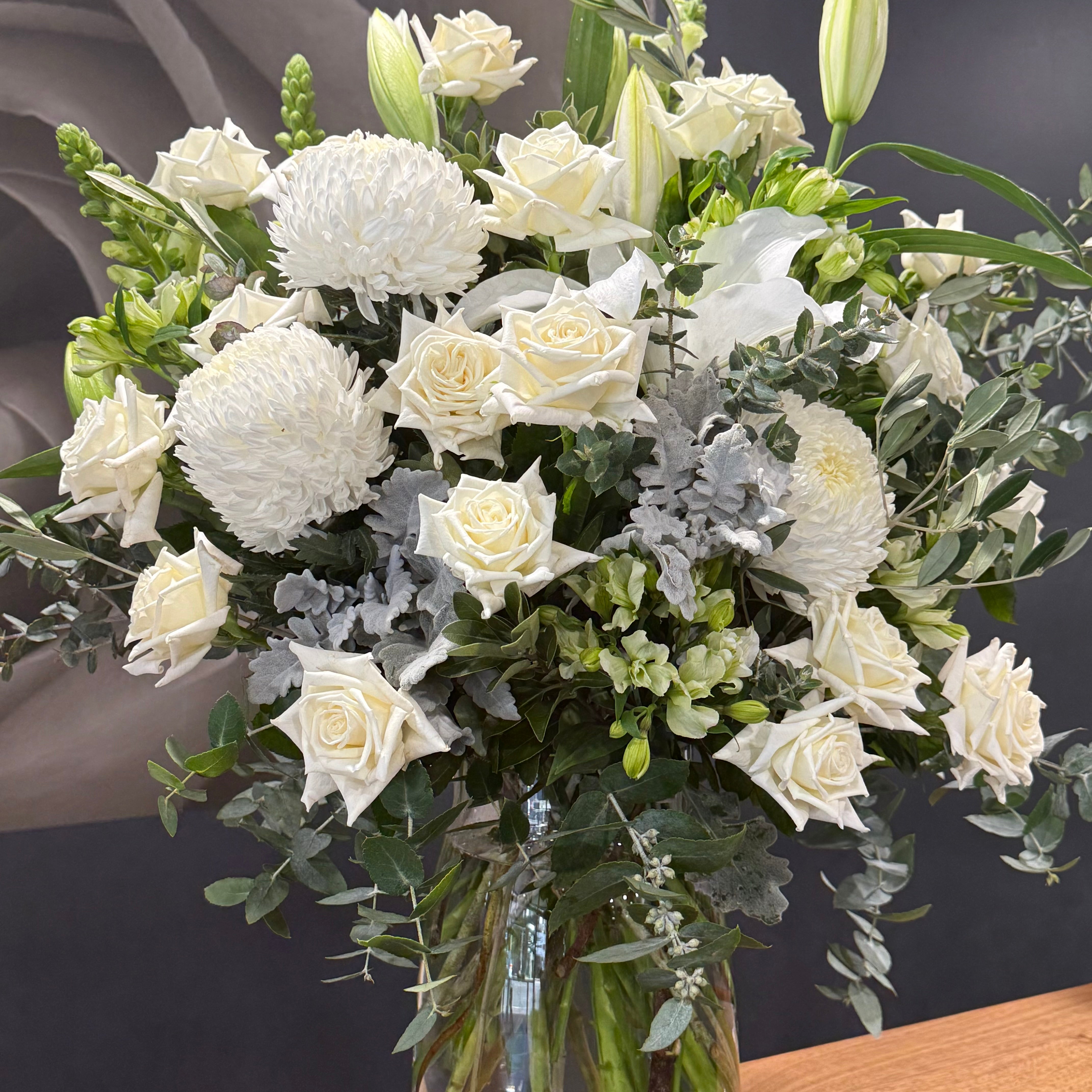 Vase of Mixed Seasonal Flowers – TAMAR VALLEY ROSES