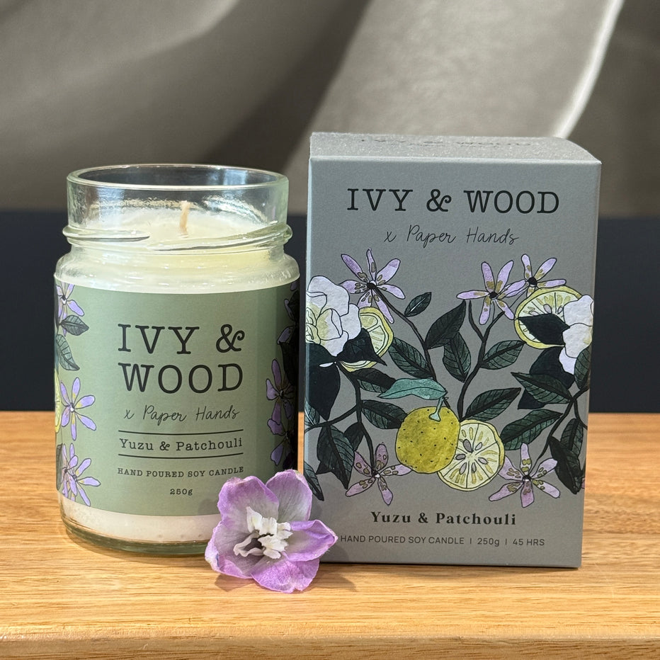 Ivy & Wood Scented Candle 200g | The Tamar Valley Rose Shop – TAMAR ...